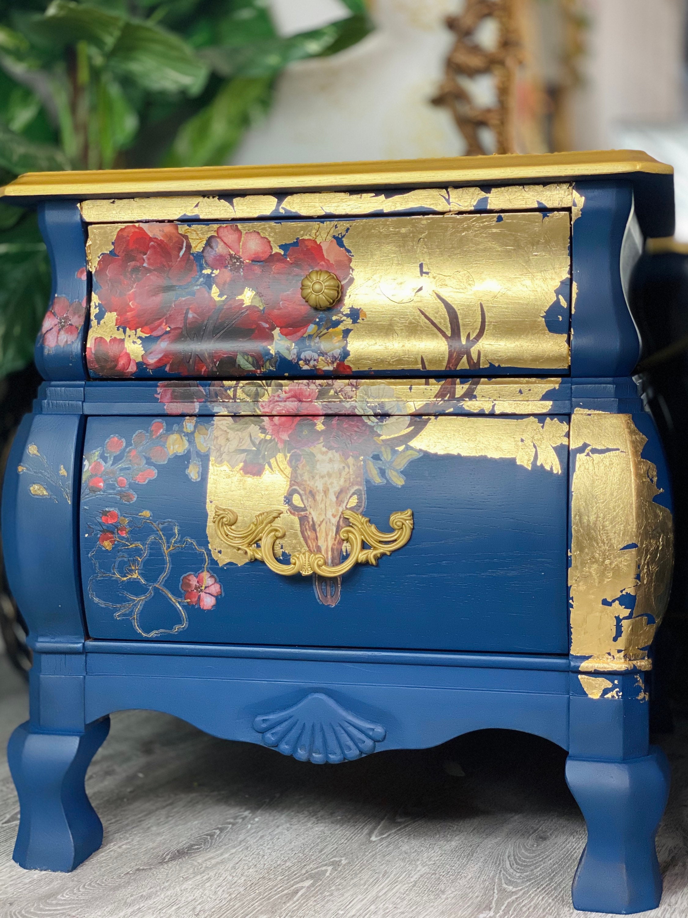 Made to order Bombay nightstands painted furniture boho - Etsy.de