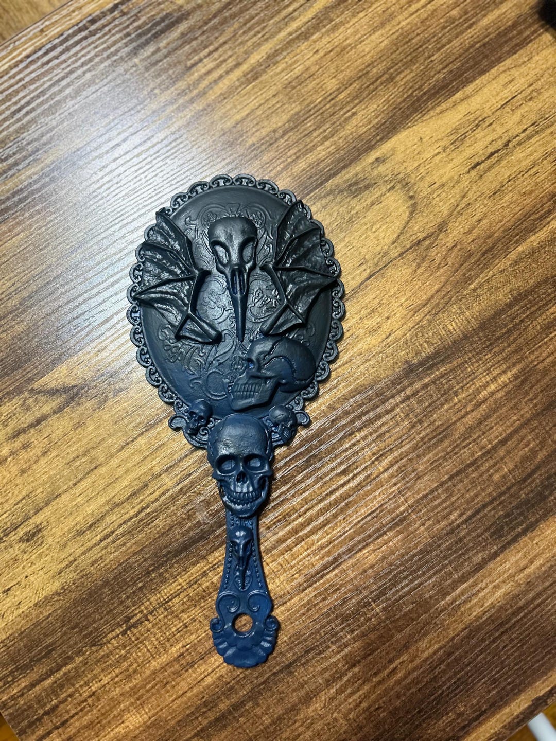 Skulls and Roses Mirror, Hand Mirror, Shower Mirror, Unique Gift ...
