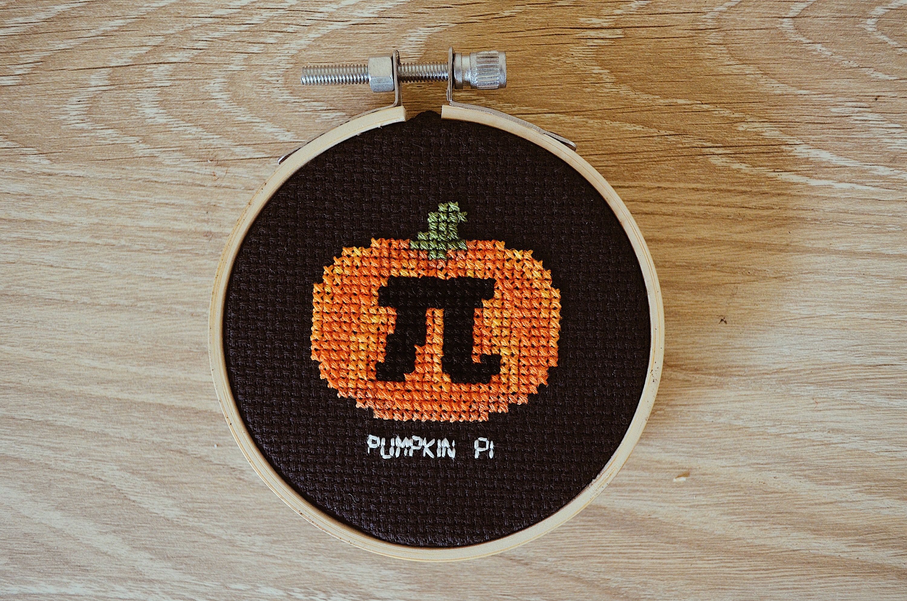 Pumpkin Pi Cross Stitch Pattern Beginner Cross Stitch PDF | Etsy