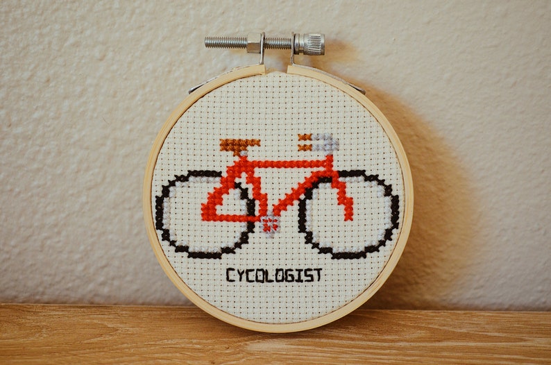 Bicycle Cross Stitch Pattern Beginner Cross Stitch PDF - Etsy