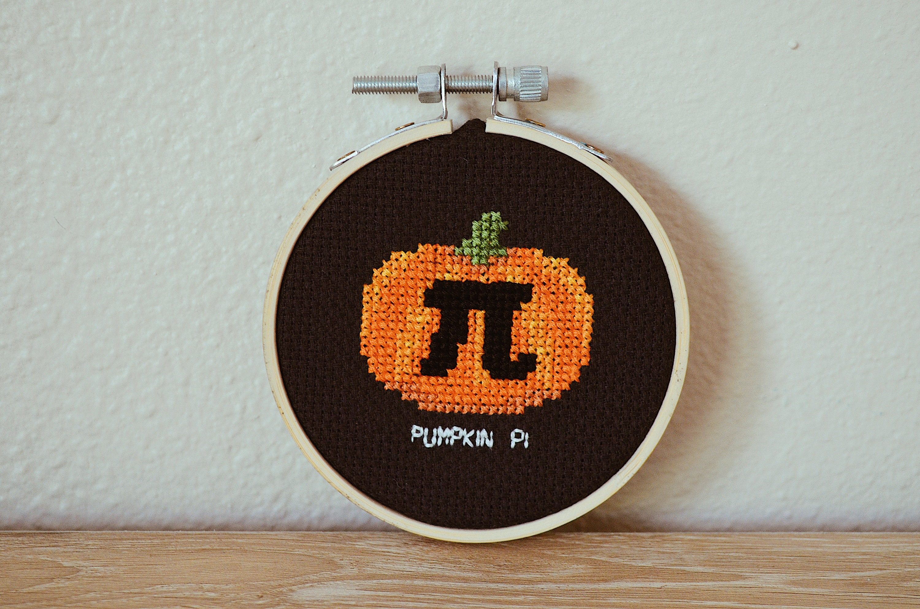 Pumpkin Pi Cross Stitch Pattern Beginner Cross Stitch PDF | Etsy