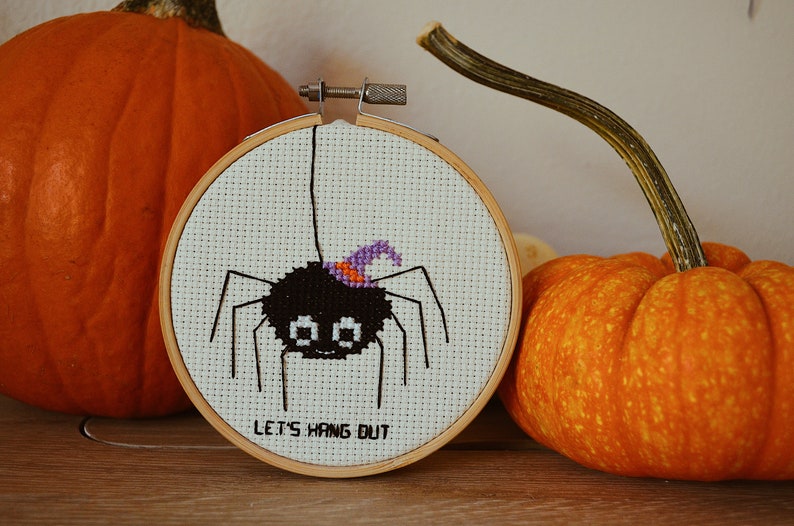 Spider Cross Stitch Pattern Beginner Cross Stitch PDF - Etsy