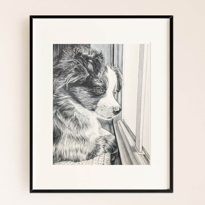 Hand-sketched Pet Portrait: Realistic Fine Art, Custom Drawing - Etsy