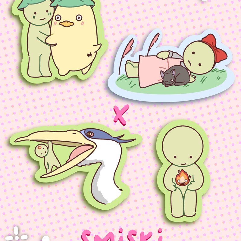 Studio Ghibli Stickers - Etsy
