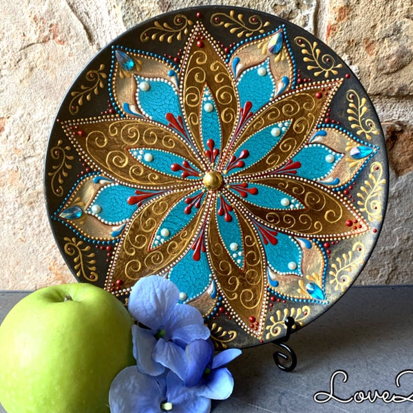 Mandala Plate - Etsy