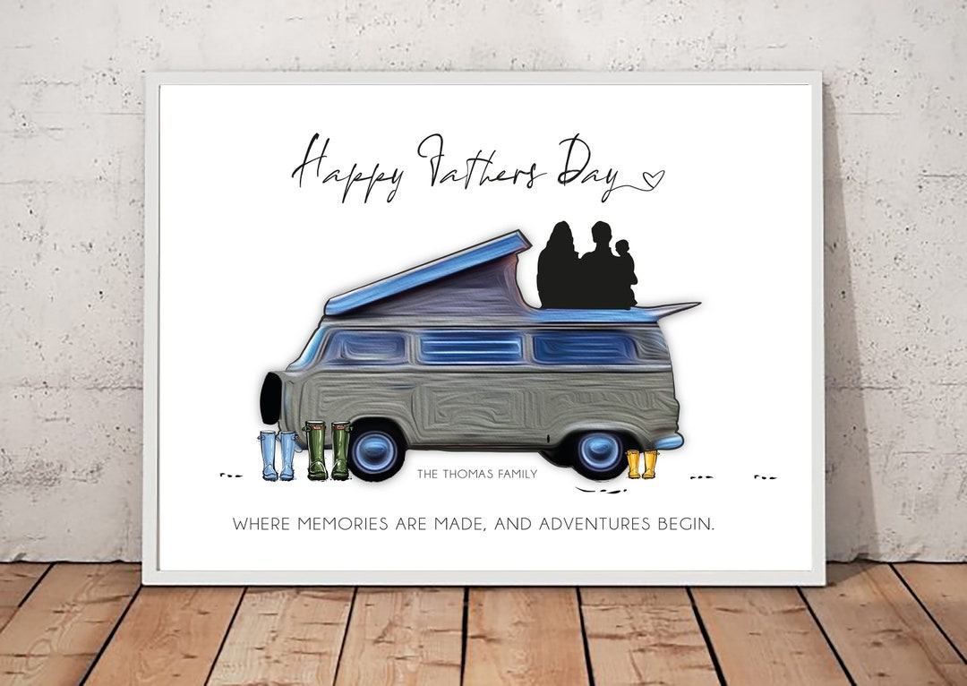 Custom Camper Van Print Personalised Camper Van Gift Van Life ...