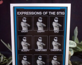 The Stig Top Gear - Etsy