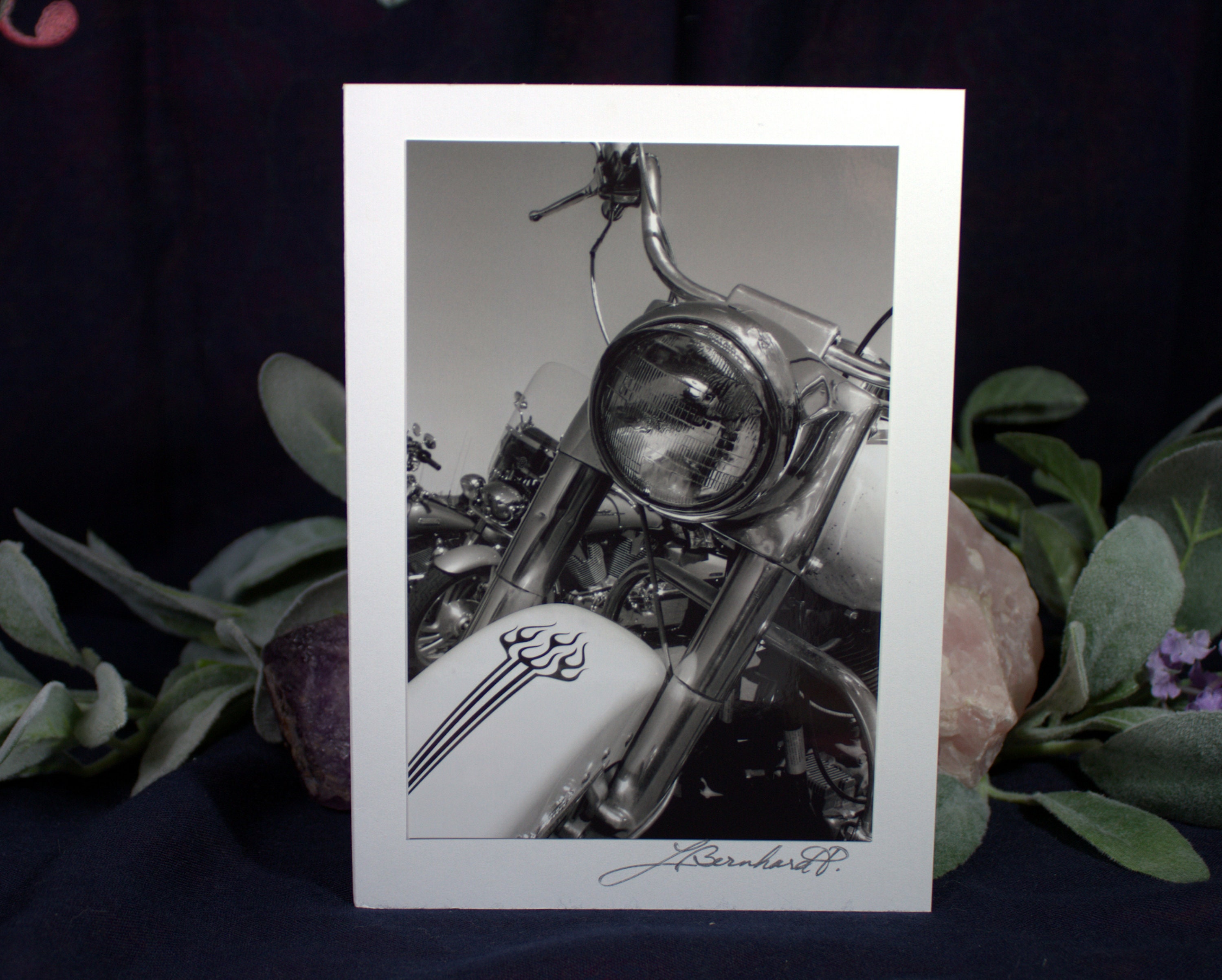 Harley Motorcycle Photo Cards, Signed Fine Art Stationary, Upcycled Map ...