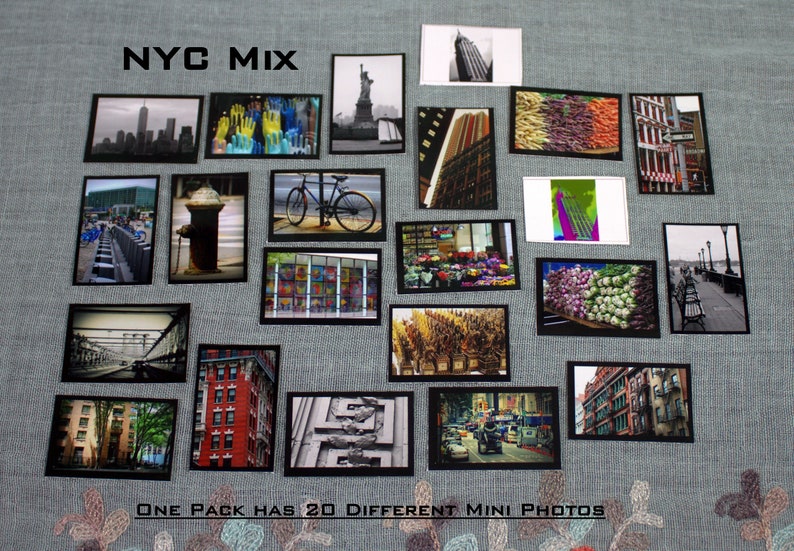 Mini Photos, Miniature Photographs, Mini Collage Pack, DIY Miniature ...