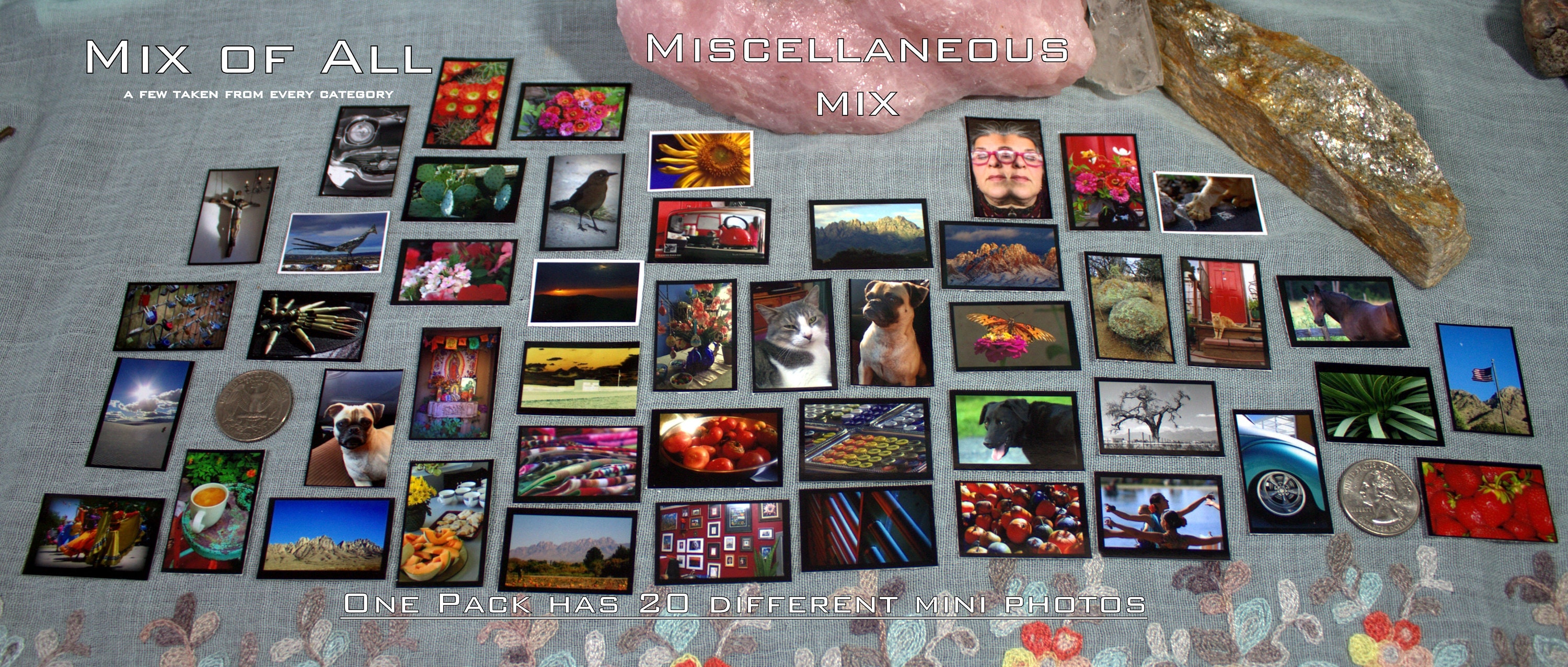 Mini Color Photos, Miniature Photo Prints, Mini Collage Photos, Mini ...