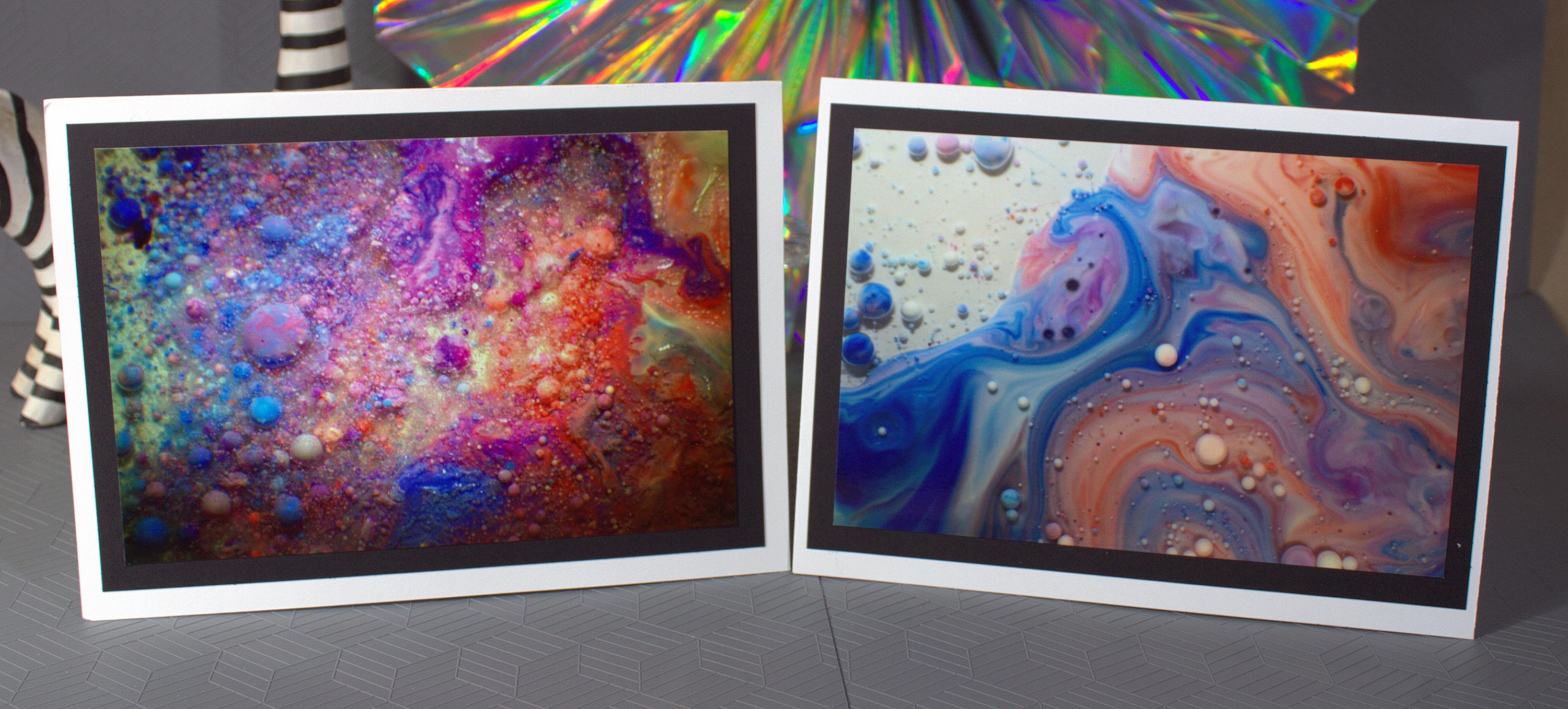 Colors of the Cosmos Stationary Cards Set of 4, Galaxy Fine Art Prints ...