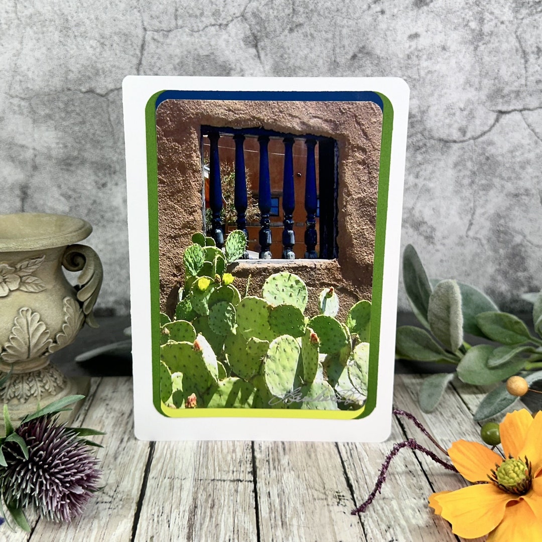 Southwest Window and Warm Summer Wall Photo Greeting Card, Handmade ...