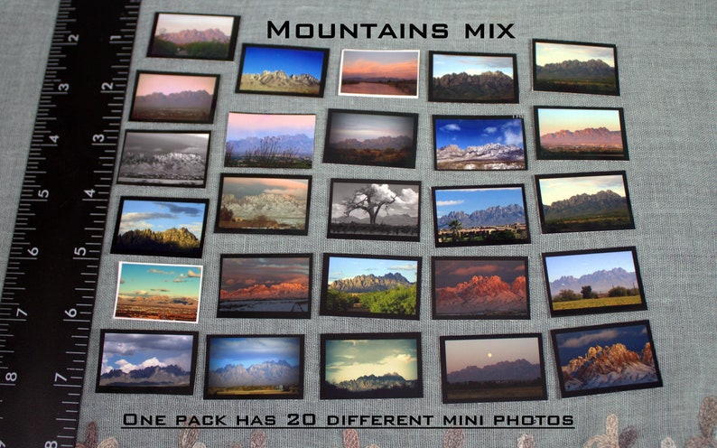 Mini Color Photos, Miniature Photo Prints, Mini Collage Photos, Mini ...