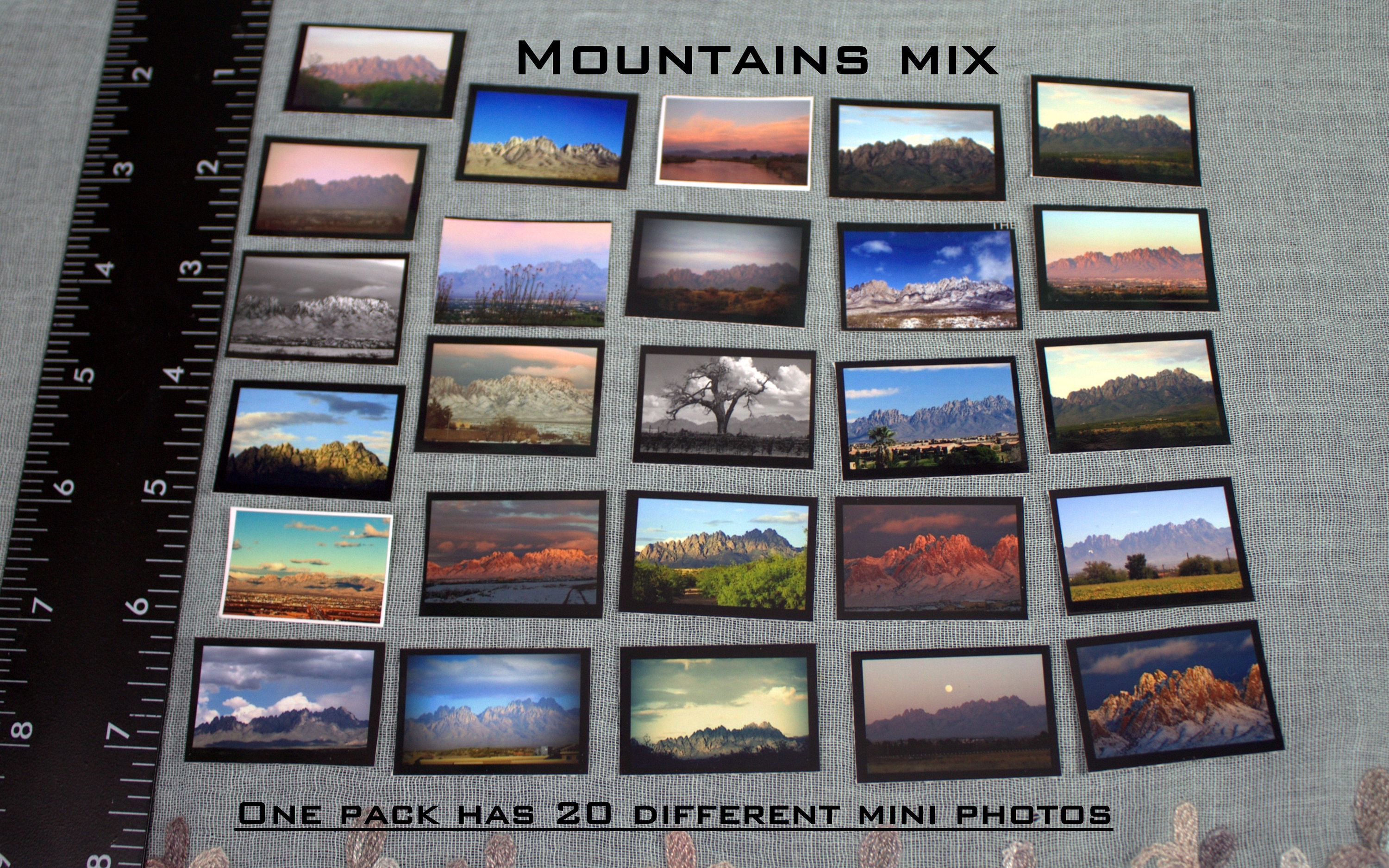 Mini Color Photos, Miniature Photo Prints, Mini Collage Photos, Mini ...
