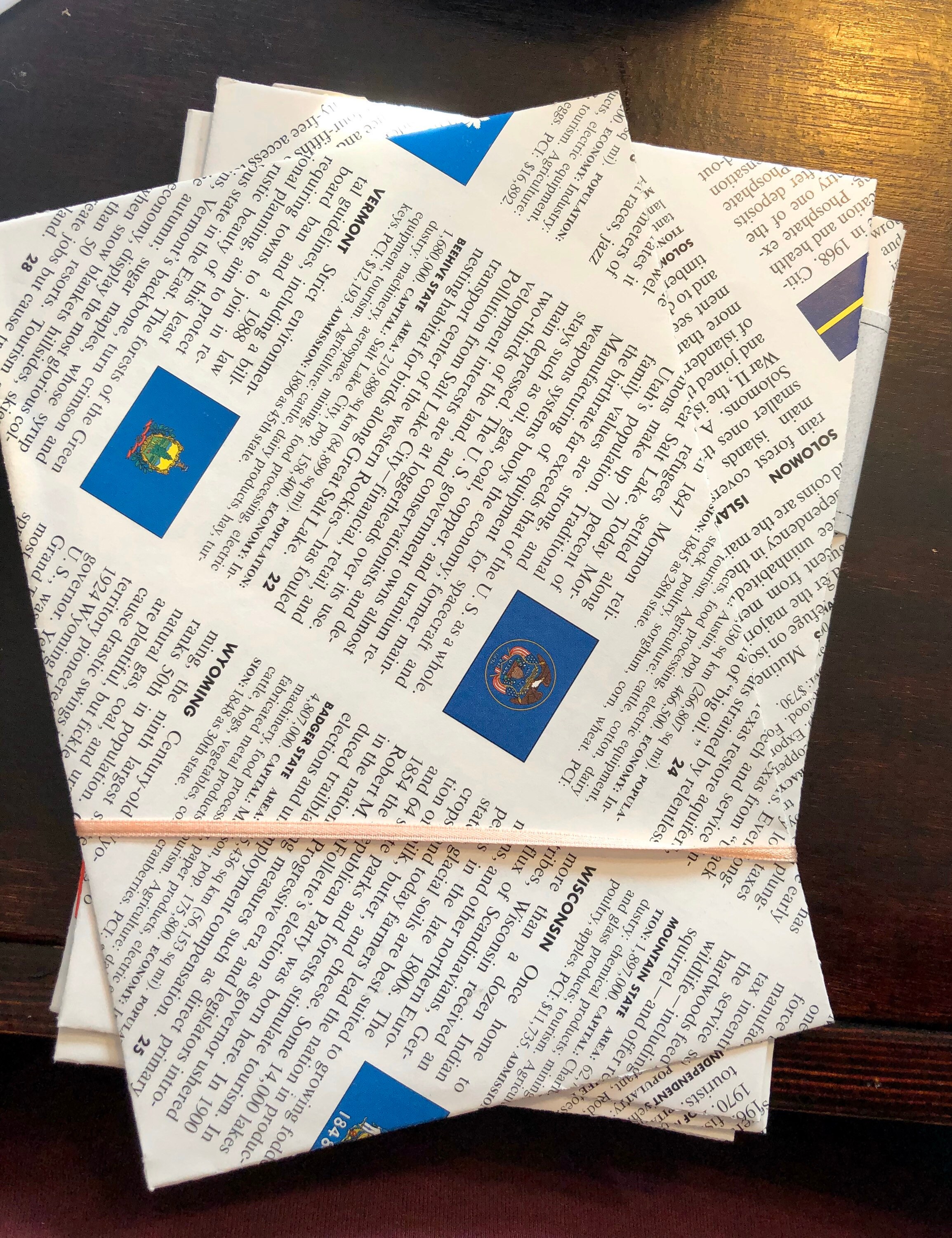 World Flags Paper Upcycled Envelopes Colorful Recycled - Etsy