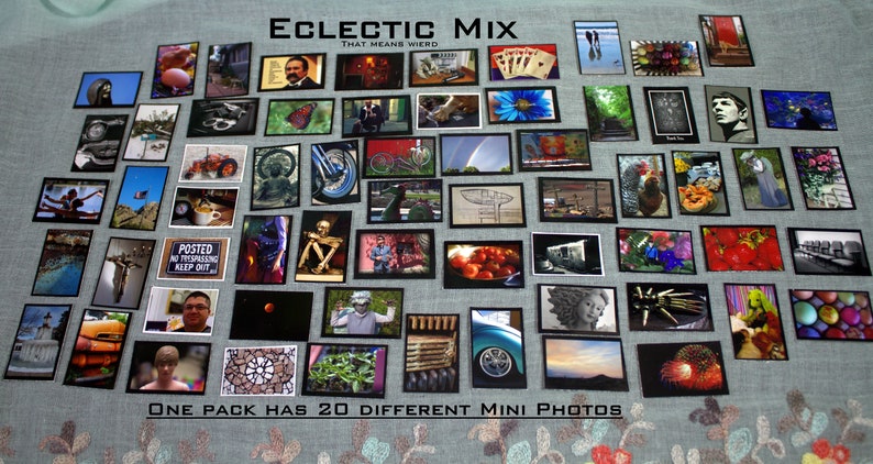 Mini Photos, Miniature Photographs, Mini Collage Pack, DIY Miniature ...