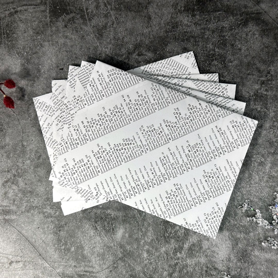 Recycled Index Paper Handmade Envelope Set of 5, A7 5x7 Card Sized ...