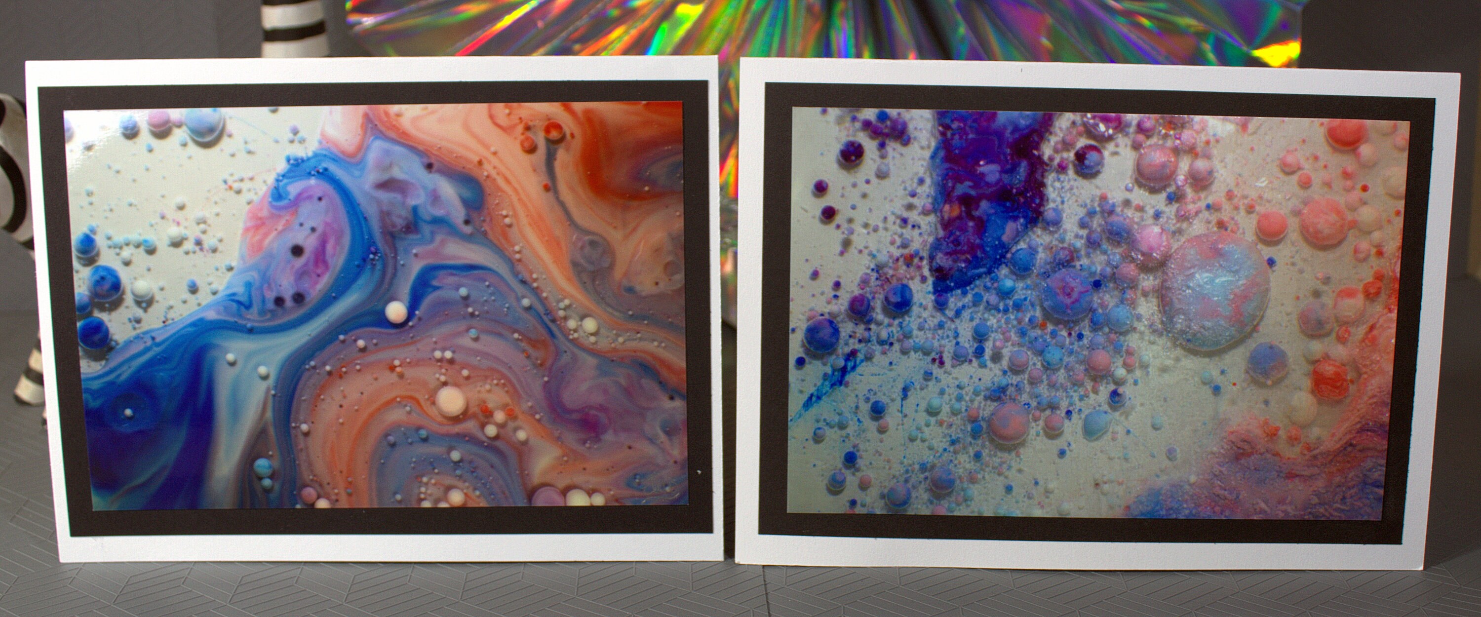 Colors of the Cosmos Stationary Cards Set of 4, Galaxy Fine Art Prints ...