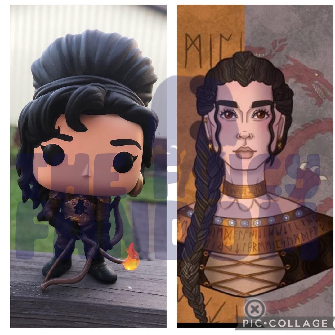 Rhea Royce, Book Rhea, Targaryen, Dragons, Custom Funko, Custom Doll ...