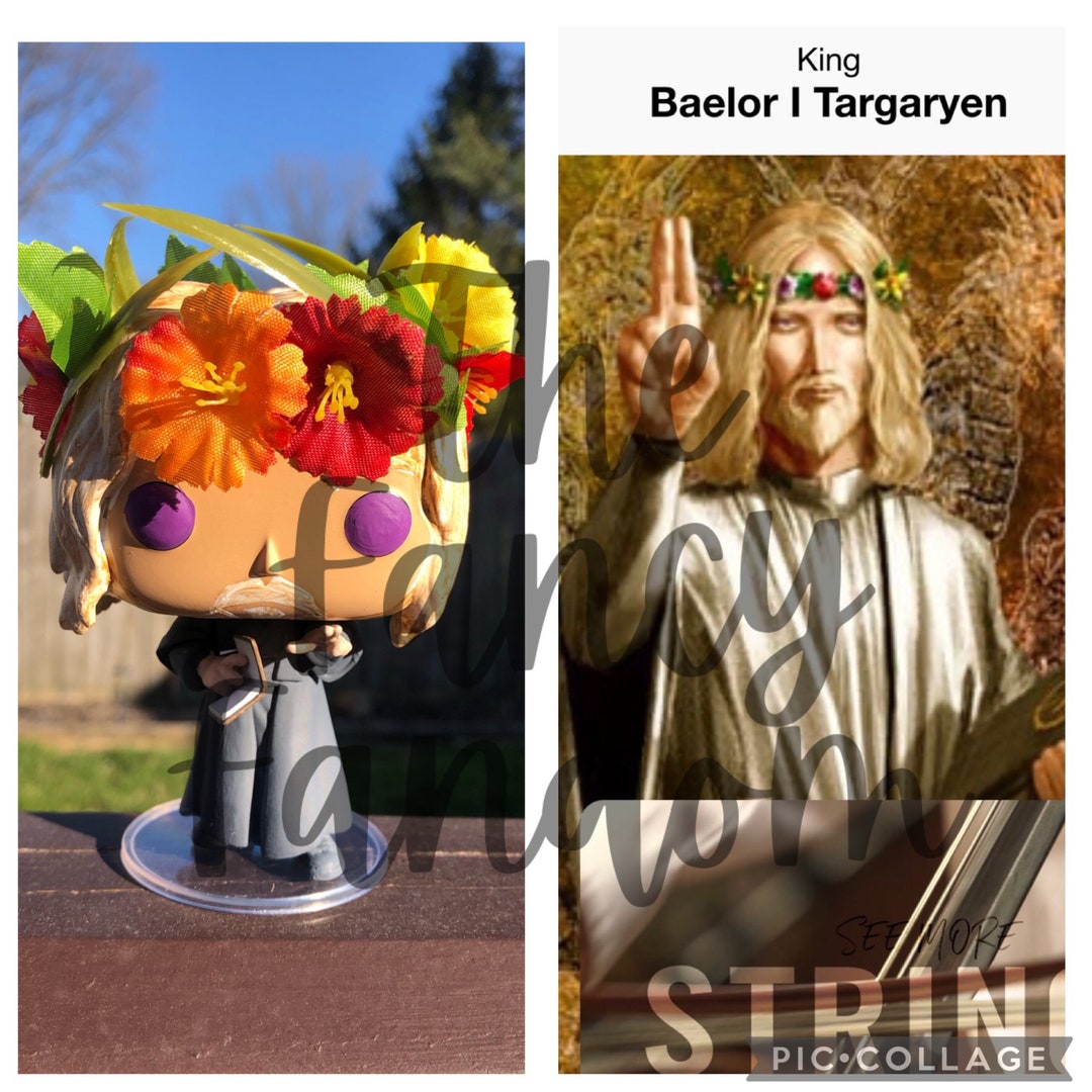 Baelor I Targaryen, Dragons, Fire and Blood, Custom Funko Pop, Custom ...