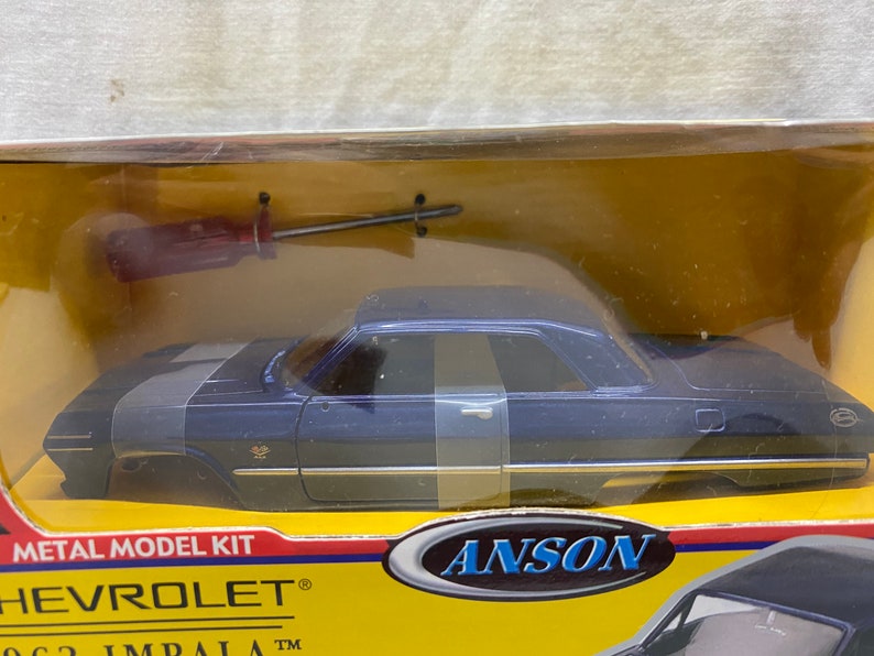 ANSON - 1963 Chevy Impala Metal Model Kit - 1:24 Scale - Etsy