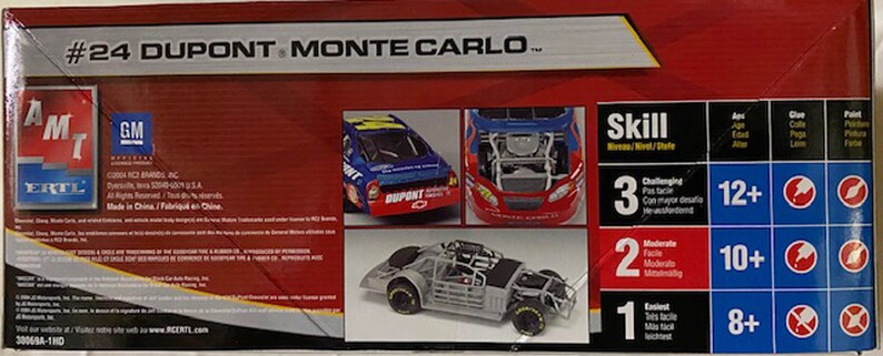 AMT - Ertl - #24 Dupont Monte Carlo Nascar Model Kit - Etsy