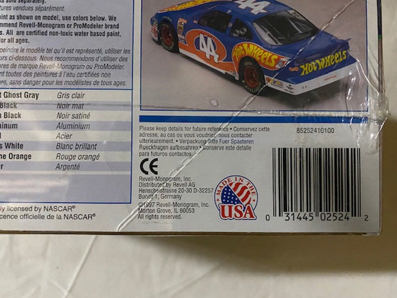 Revell 44 Hot Wheels Kyle Petty Grand Prix Model Kit - Etsy