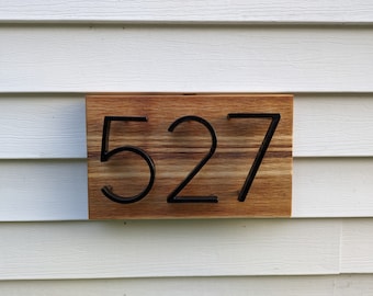 Modern Floating Number Address Sign/ Modern Flat Number Address Sign ...