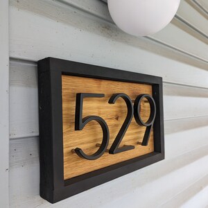 Modern Floating Number Address Sign/ Modern Flat Number Address Sign ...