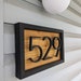Modern Floating Number Address Sign/ Modern Flat Number Address Sign ...