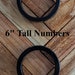 Modern Vertical Herringbone Address Sign - Etsy