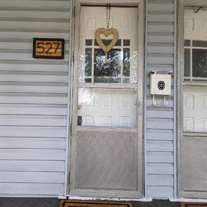 Modern Floating Number Address Sign/ Modern Flat Number Address Sign ...