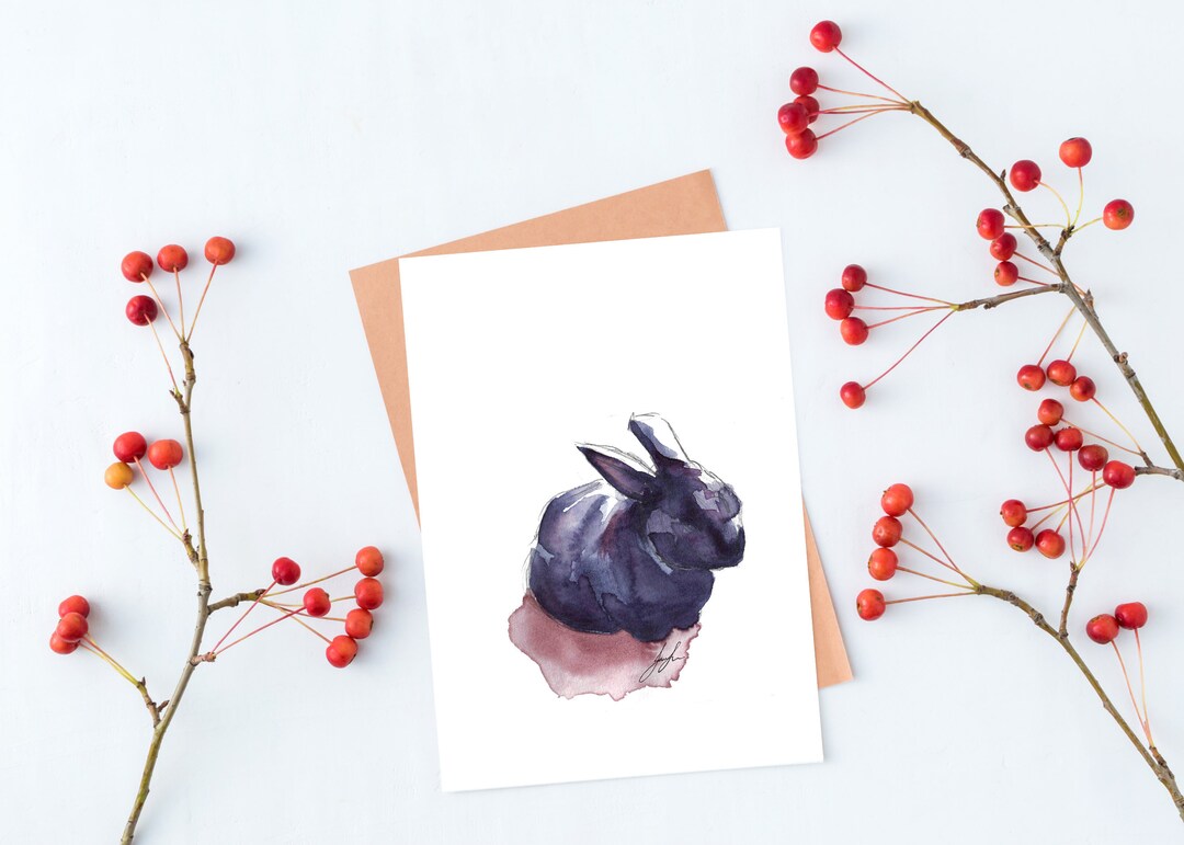 8 PRINTABLE Animal Christmas Greeting Cards - Instant Download ...