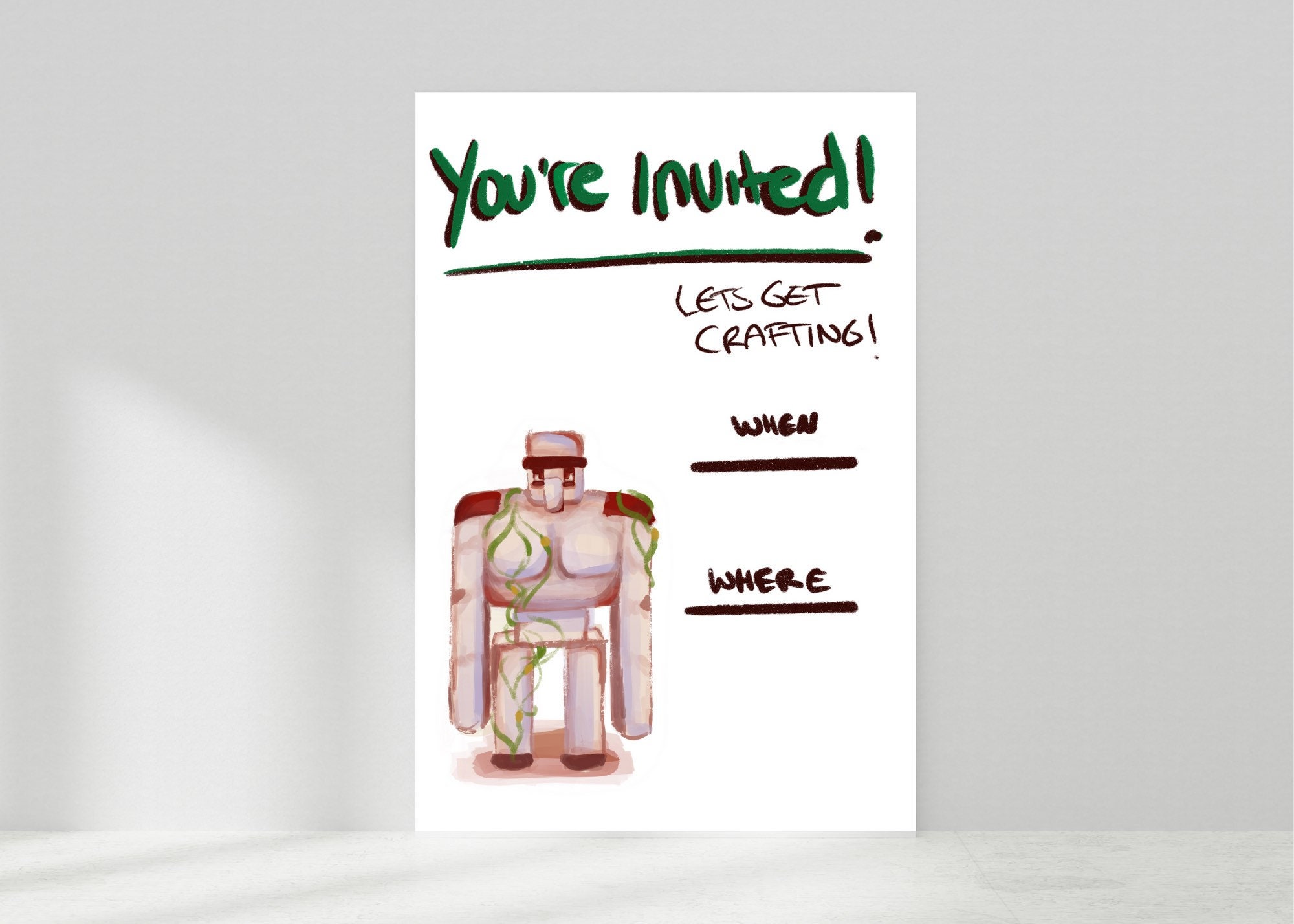 Mine Craftthemed Birthday Invitation Printable Instant Download Iron ...