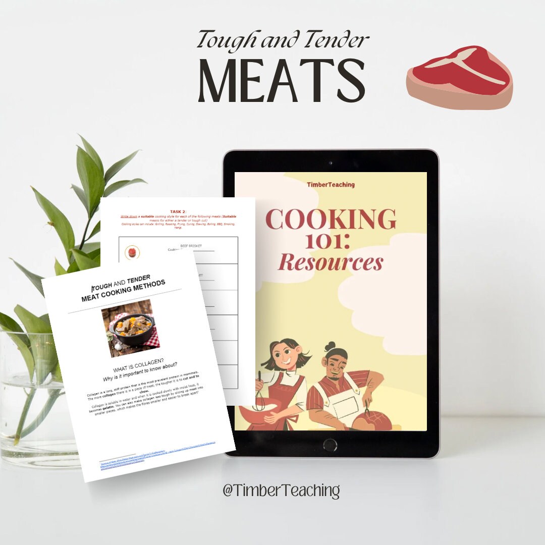 Meats Teaching Lesson Highschool | Tough and Tender Meats 101 | Cooking ...