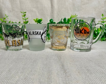 Alaska Shot Glasses - Etsy
