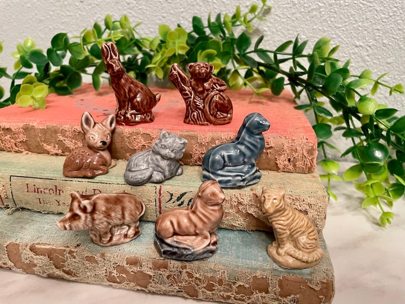 Wade England Pottery Miniature Rose Tea Animals - Etsy