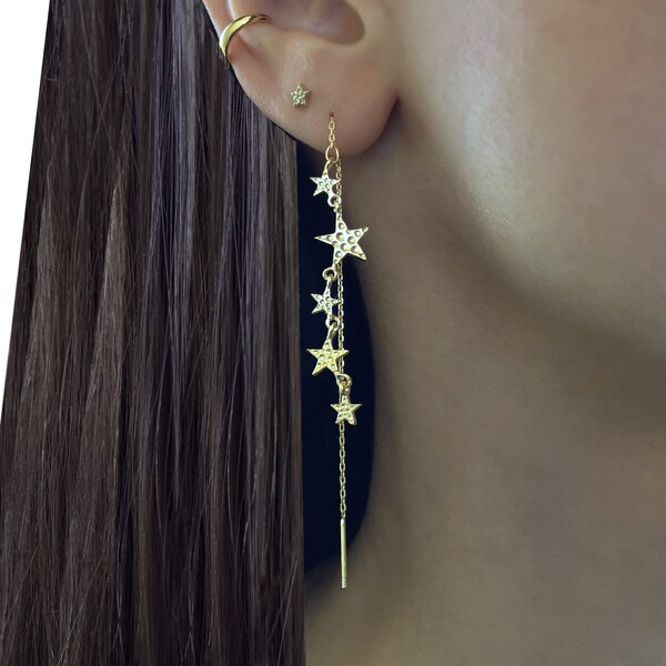 Stars Earring - Etsy