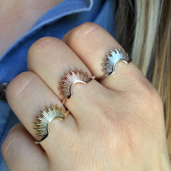 Sunburst Ring - Etsy