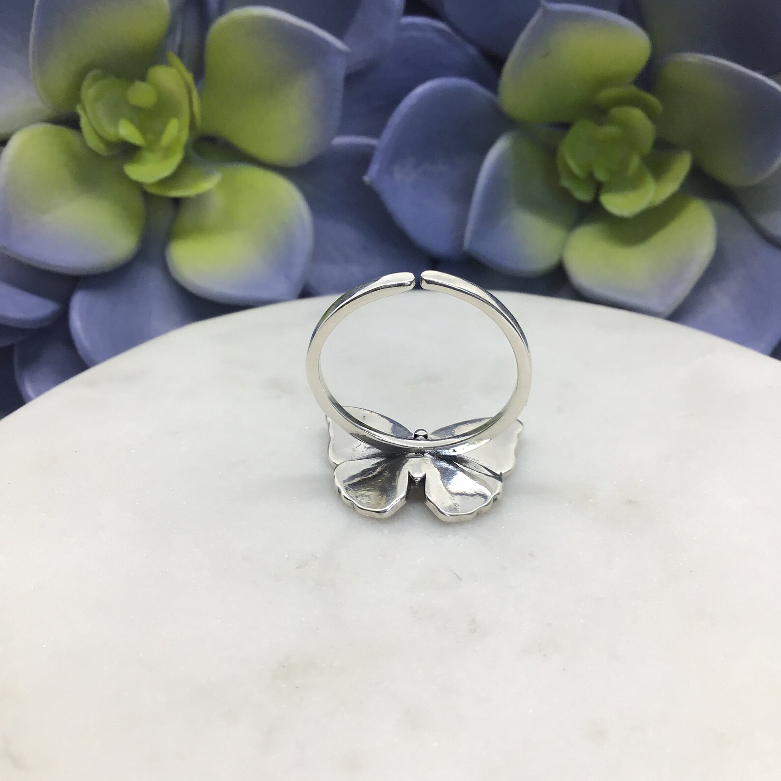 Sterling Silver Butterfly Ring Butterfly Ring Statement - Etsy