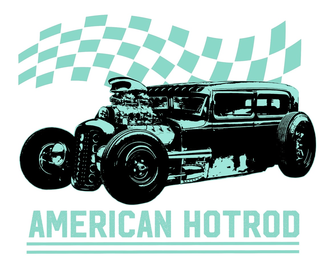 Set of 3 Hot Rod Custom Muscle Car Wall Art Prints UNFRAMED. - Etsy