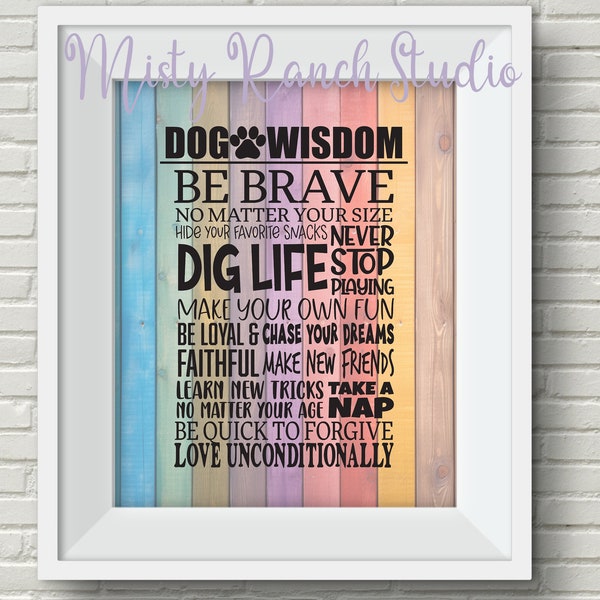 Dog Wisdom - Etsy