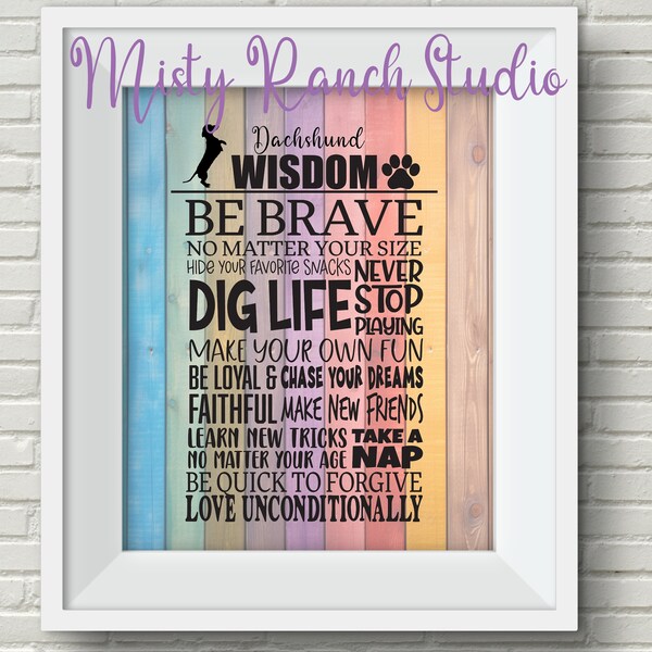 Dog Wisdom - Etsy