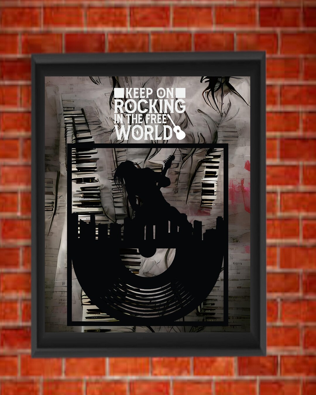 DIGITAL YOU-PRINT: keep on Rocking in the Free World Guitar Rock Star ...