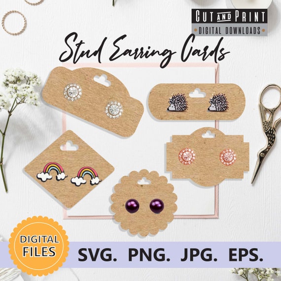 Diy Earring Display Cards