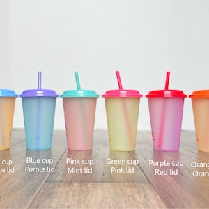 Personalized Color Changing Cup: 12oz Kids Party Favor. Valentine’s Day ...