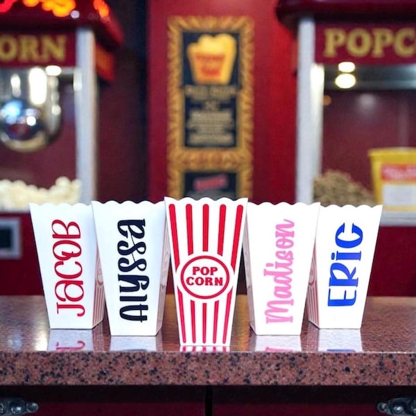 Personalized Popcorn Bucket - Etsy