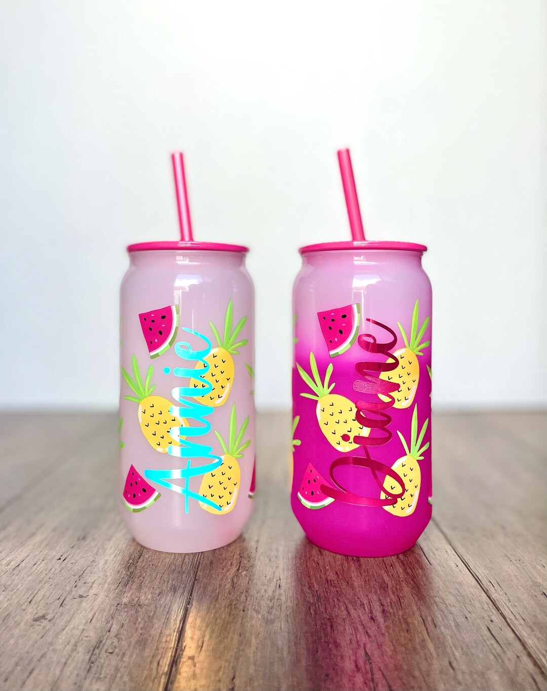 Personalized Color Changing Acrylic Soda Can Cup. Fun Summer Cups, Pool ...