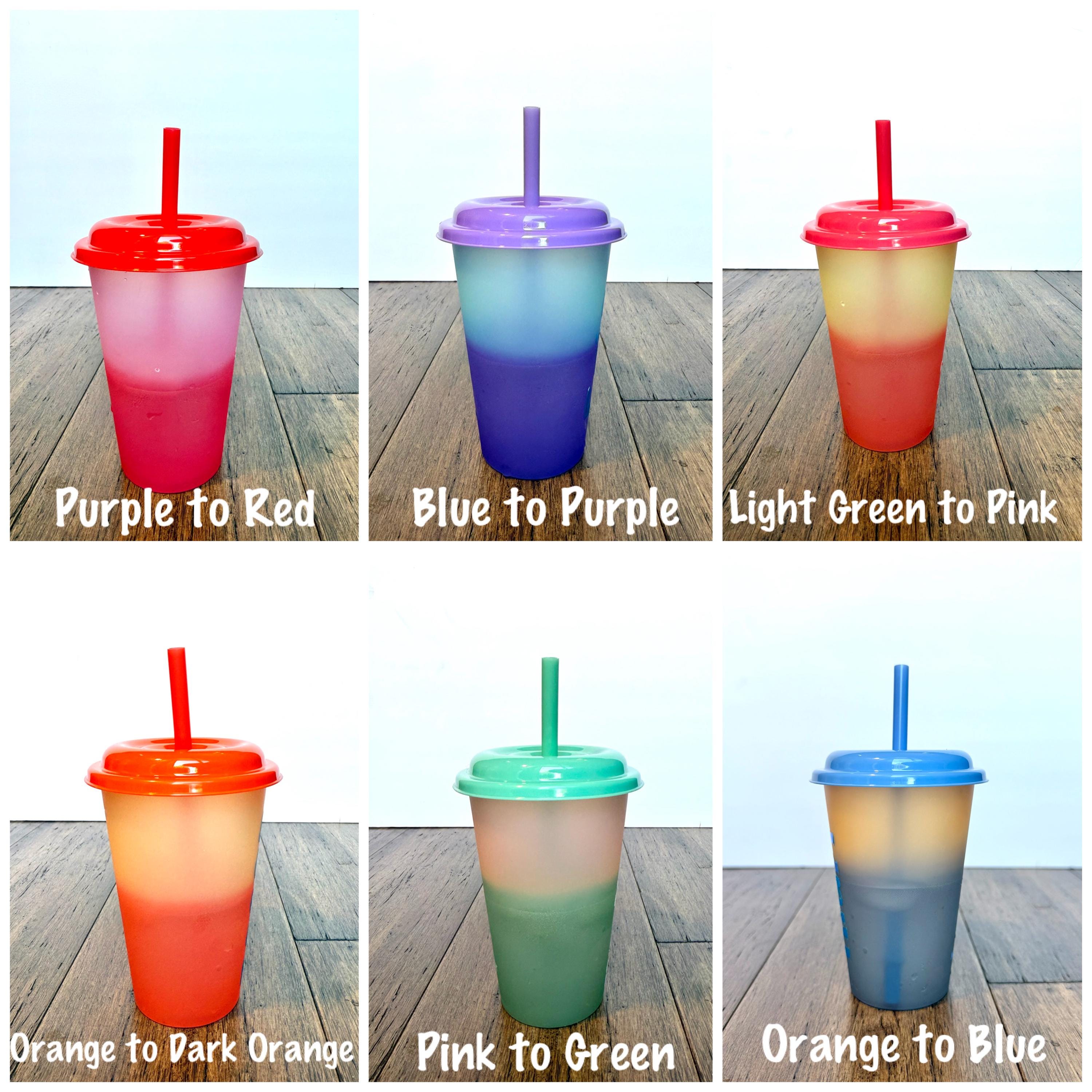 Personalized Color Changing Cup: 12oz Kids Party Favor. Valentine’s Day ...