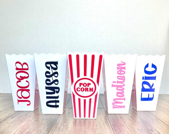 Popcorn Bucket, Popcorn Container, Custom Popcorn Buckets, Personalized ...